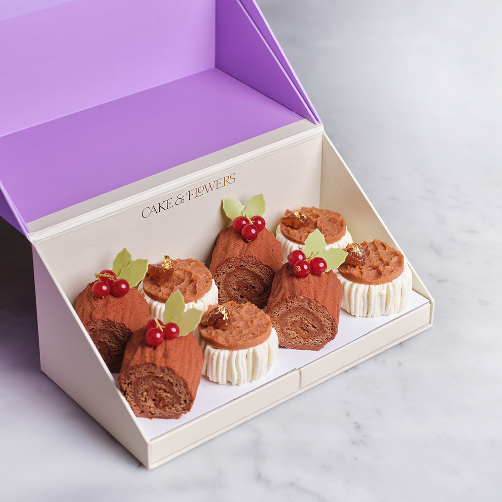 Mini cake sharing box (8 pcs) – Cake & Flowers